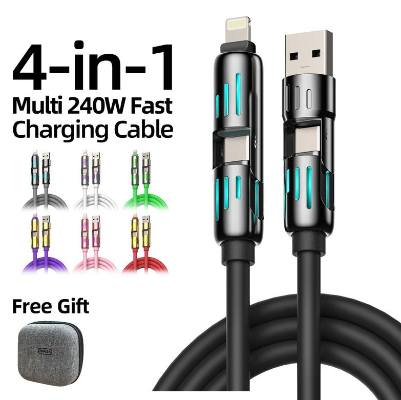 🔥Limited Time Buy 1 Get 1 Free⚡4-in-1 USB Charging Cable fast charging – civeed